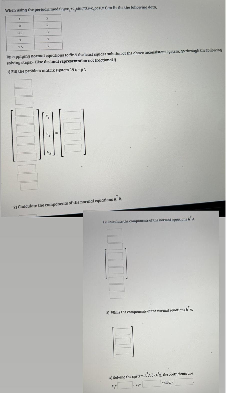 Solved When using the periodic model | Chegg.com