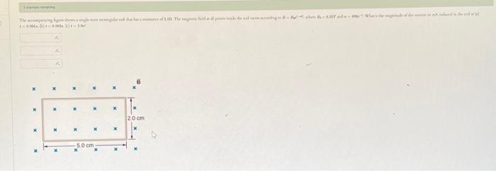 Solved The accompanying figure shows a single-turn | Chegg.com