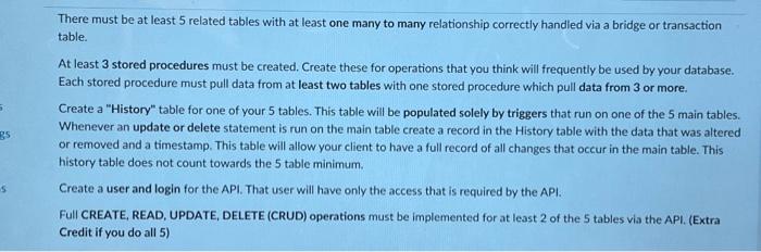 Solved CSI 234 databaseII How to create the required table | Chegg.com