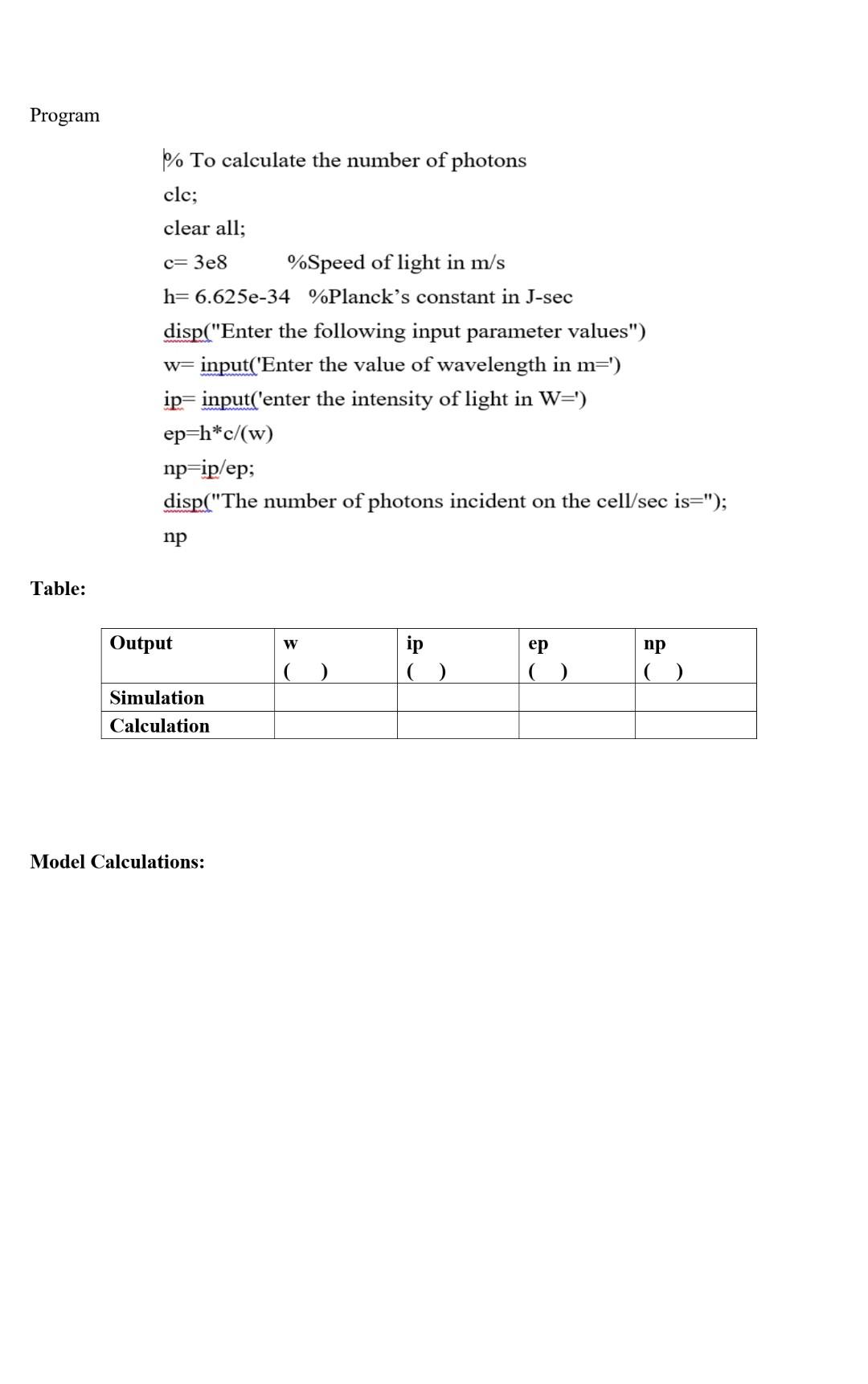 Solved Simulation of Solar Photovoltaic Effect using OCTAVE | Chegg.com