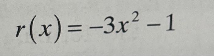 Solved Graph the following quadratic functions locating the | Chegg.com