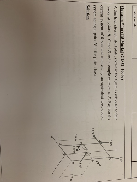 Solved Student number 4 kN Question # 1a) (15 Marks) (CLO1: | Chegg.com Solved Student number 4 kN Question # 1a) (15 Marks) (CLO1: | Chegg.com