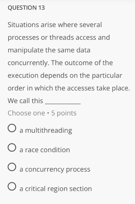 How Can We Avoid Race Condition From Happening