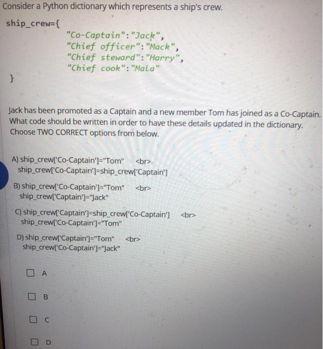 Solved When the values of vart-7. var2-6 and var 3-3, which | Chegg.com