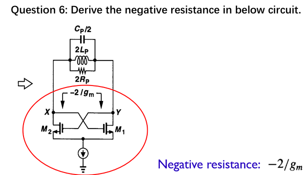 Solved Derive the negative resistance in below circuit. | Chegg.com