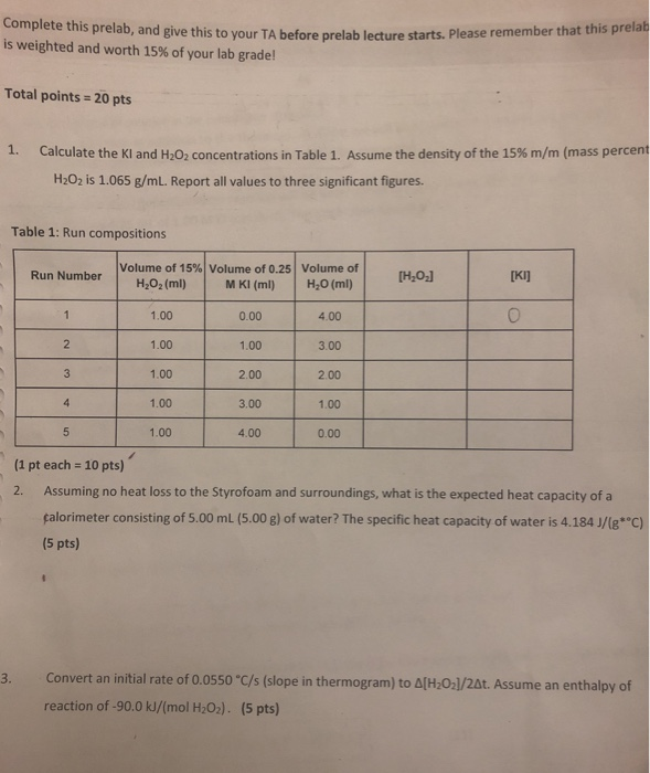 Solved Complete this prelab, and give this to your TA before | Chegg.com