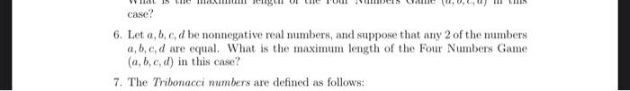 Solved 6. Let a,b,c,d be nonnegative real numbers, and | Chegg.com