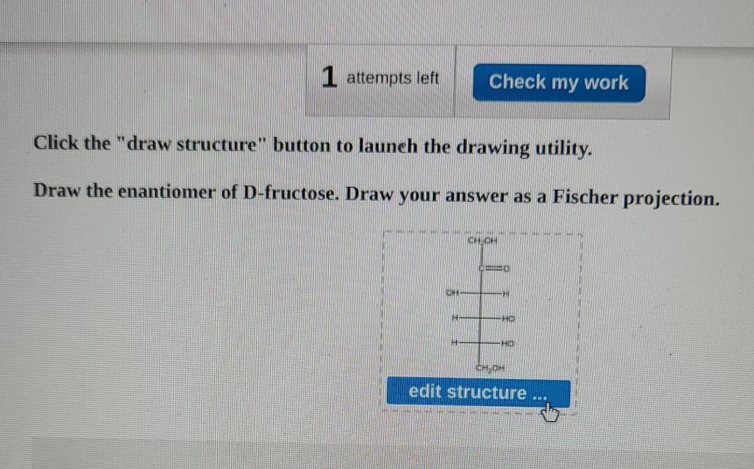 Solved 1 attempts left Check my work Click the "draw | Chegg.com