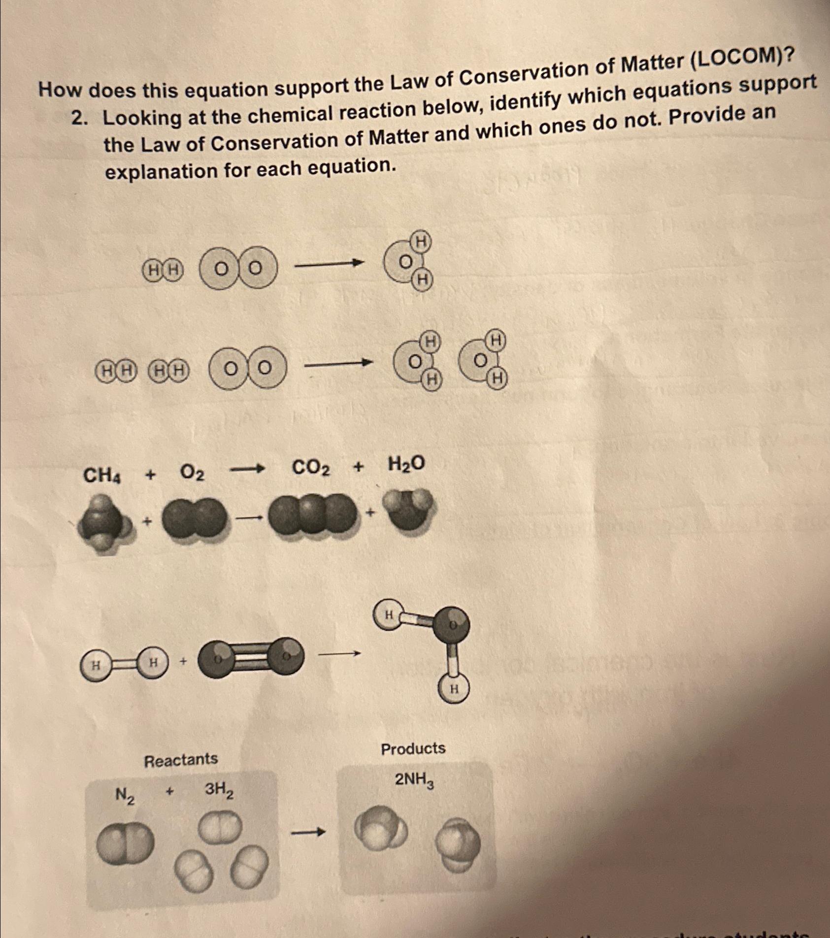Solved How does this equation support the Law of | Chegg.com