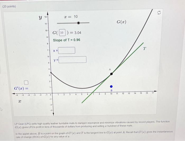Solved (20fainiav In the applet obove, B is a point on the | Chegg.com