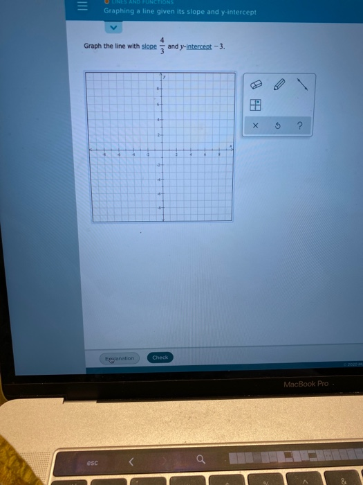 Solved U LINES AND FUNCTIONS Graphing a line given its slope | Chegg.com