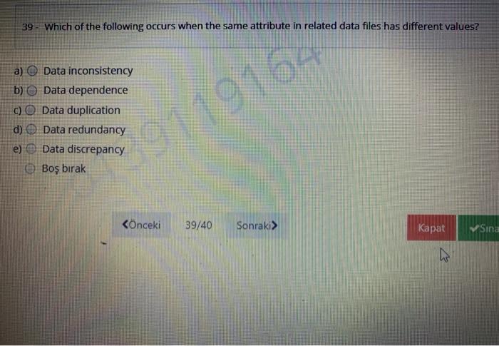 Solved 39 - Which of the following occurs when the same | Chegg.com
