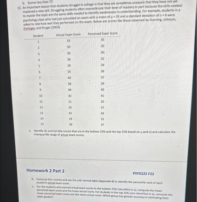 Solved 12. An important reason that students struggle in | Chegg.com