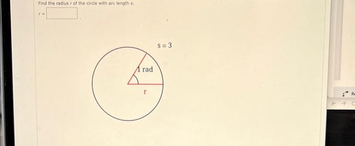 Solved A central angle θ is drawn in a circle of radius r, | Chegg.com