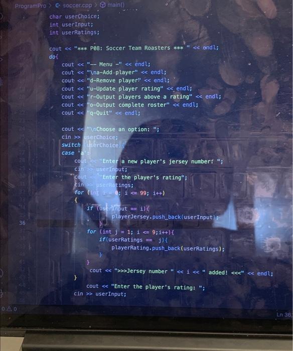 Solved Project Specifications: - This program will store | Chegg.com