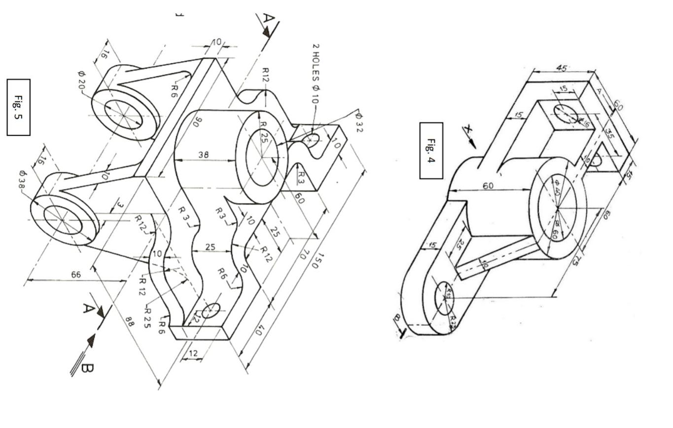 Solved Draw on the Creo parametric program and send step to | Chegg.com