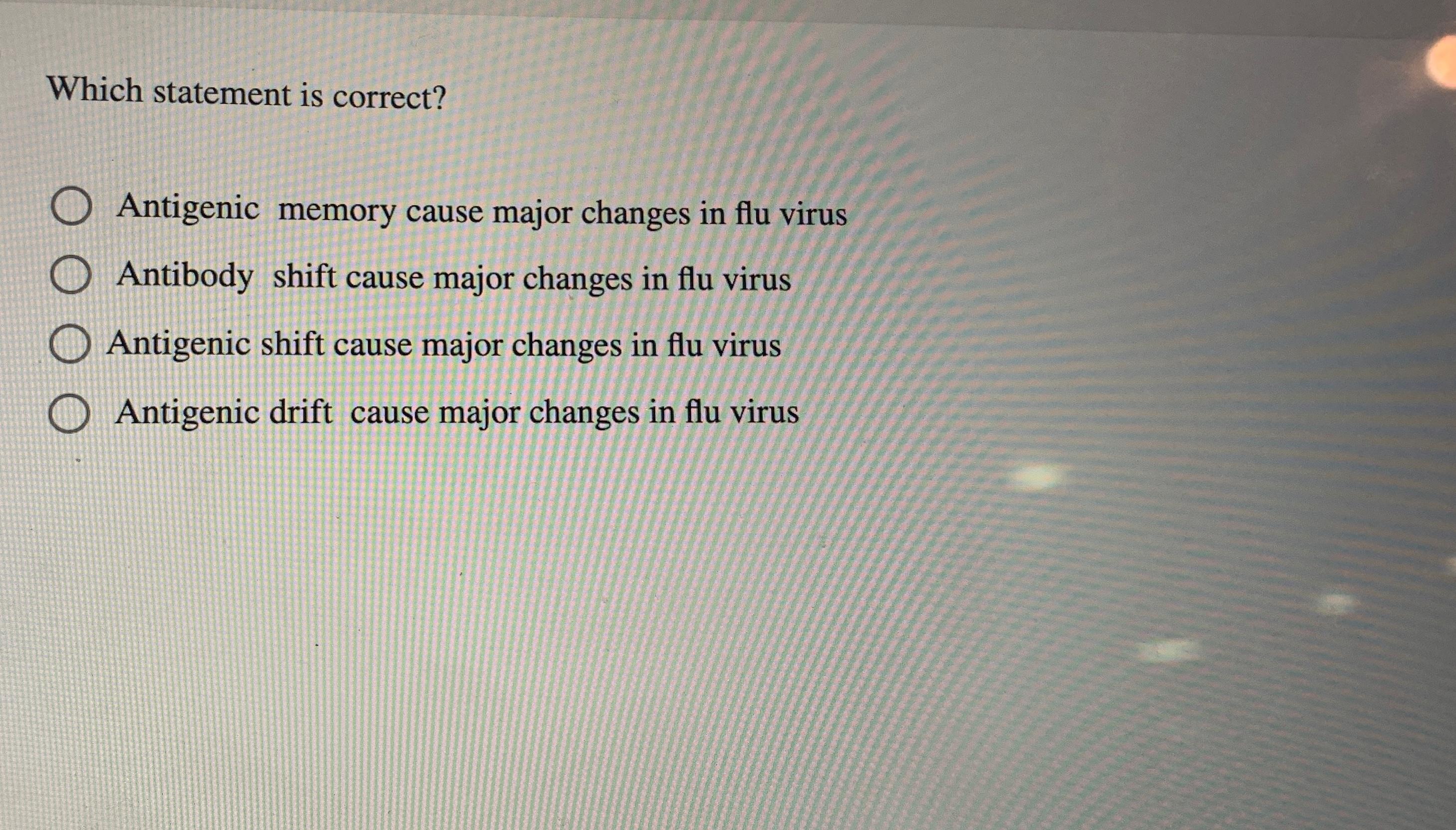 Solved Which statement is correct?Antigenic memory cause | Chegg.com