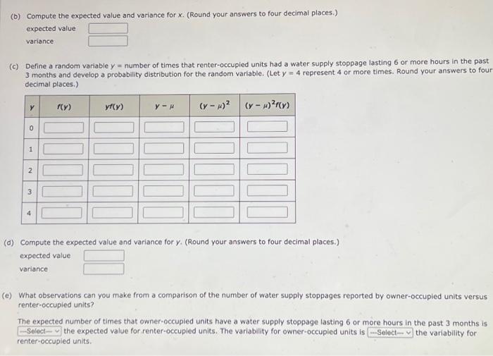 Solved The following data has been collected on the number | Chegg.com
