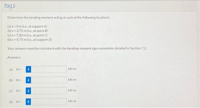 Solved x Incorrect Sum the moments acting about support A to | Chegg.com