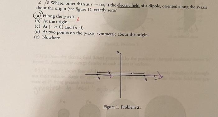 Solved Where, other than at r = ∞, is the electric field of | Chegg.com