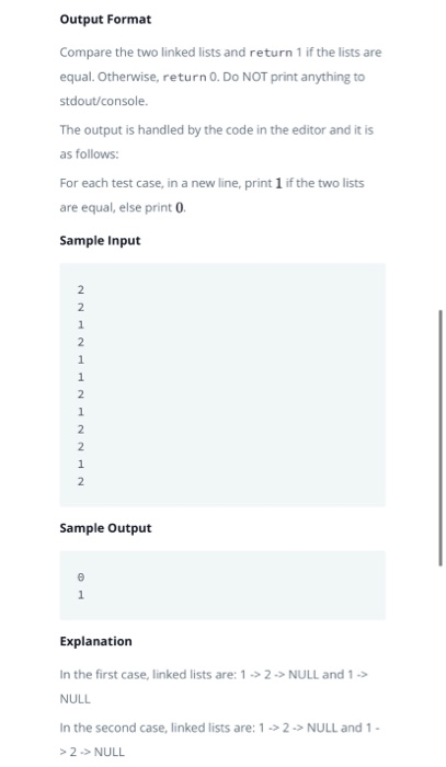 Solved You're given the pointer to the head nodes of two | Chegg.com