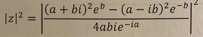 Solved please solve for the problem for the absolute square | Chegg.com