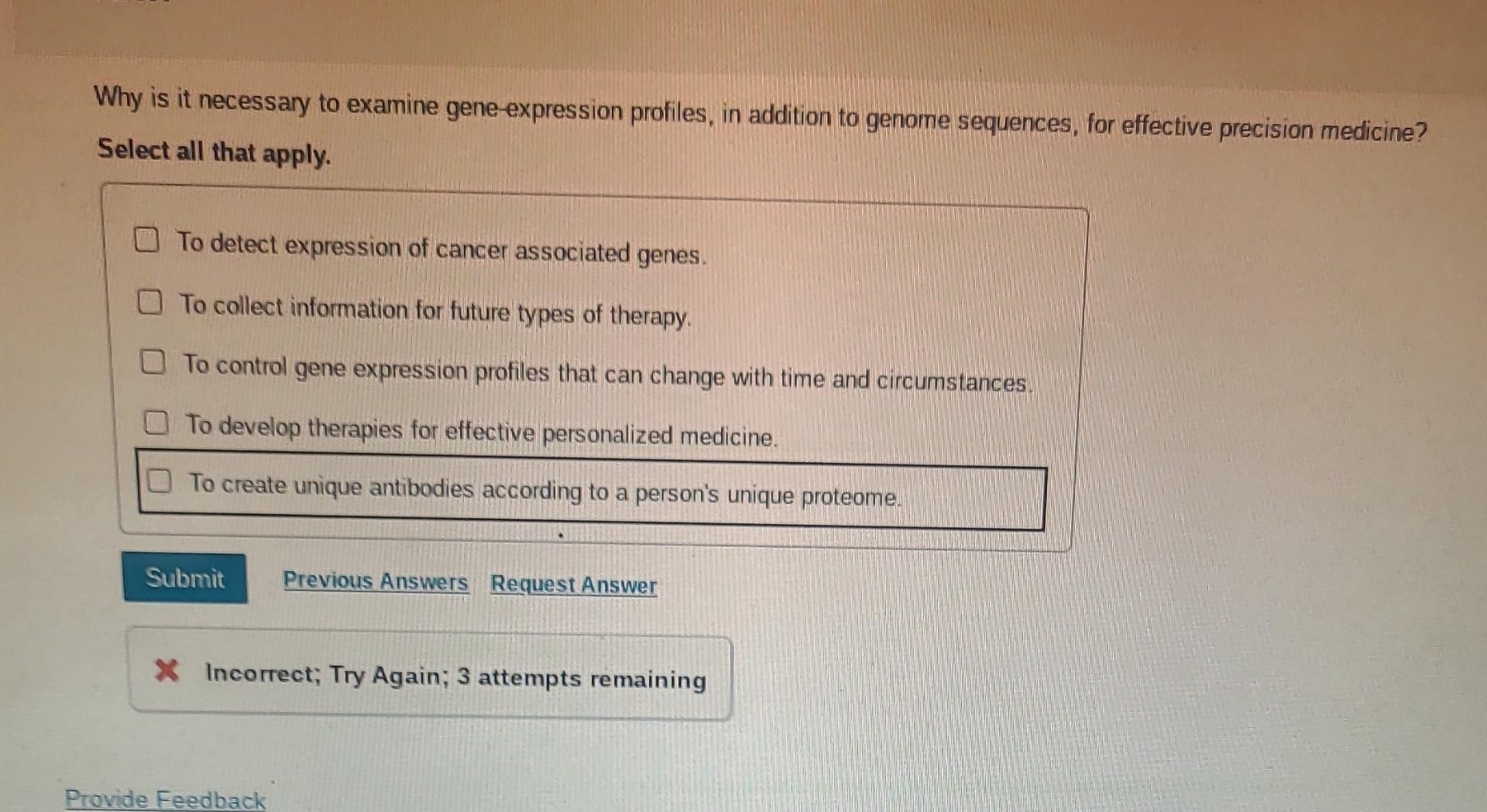 Solved Why is it necessary to examine gene-expression | Chegg.com