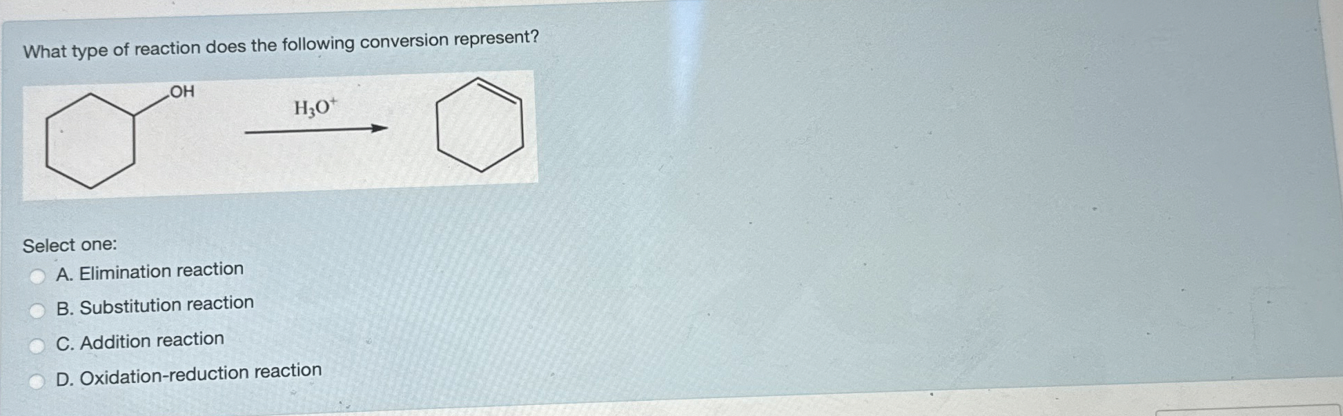 Solved What type of reaction does the following conversion | Chegg.com