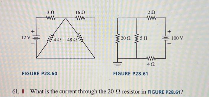 Solved + 12V Ξ Μ 3 Ω Μ 4Ω FIGURE P28.60 48 Ω 16Ω Μ αξί Μ Μ | Chegg.com