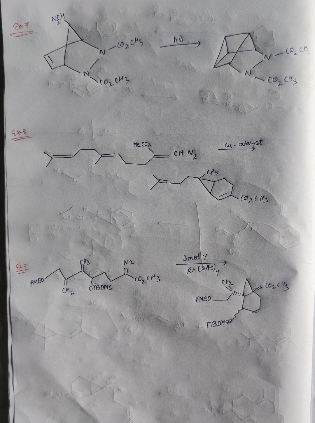 Solved 6x−8 Cu-catalyst Ex.9 | Chegg.com