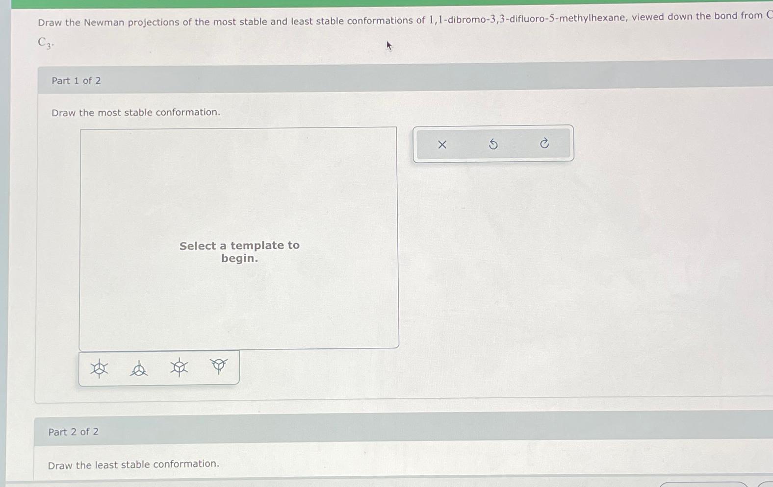 Solved Draw the Newman projections of the most stable and | Chegg.com