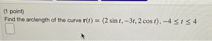 Solved (1 point) Find a vector parametrization of the circle | Chegg.com