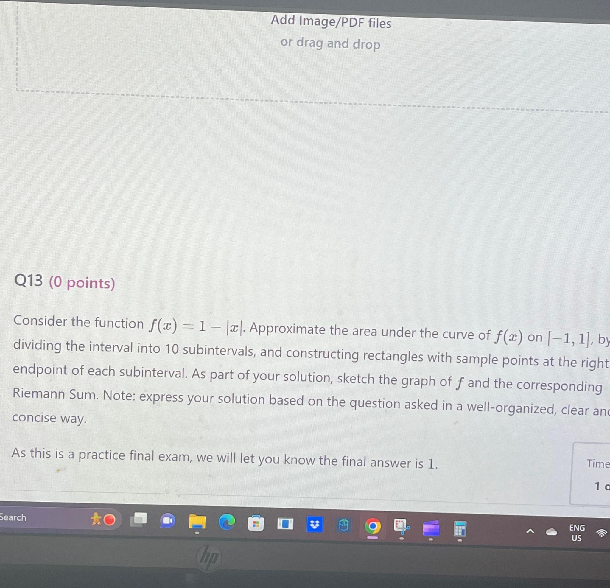 Solved Add Image/PDF filesor drag and dropQ13 (0 | Chegg.com