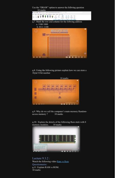 Solved q.8. Using the following picture esplain how we can | Chegg.com