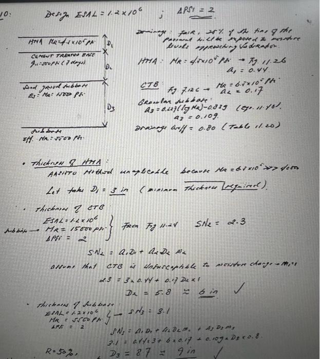 Solved An interstate highway pavement composed of a HMA | Chegg.com