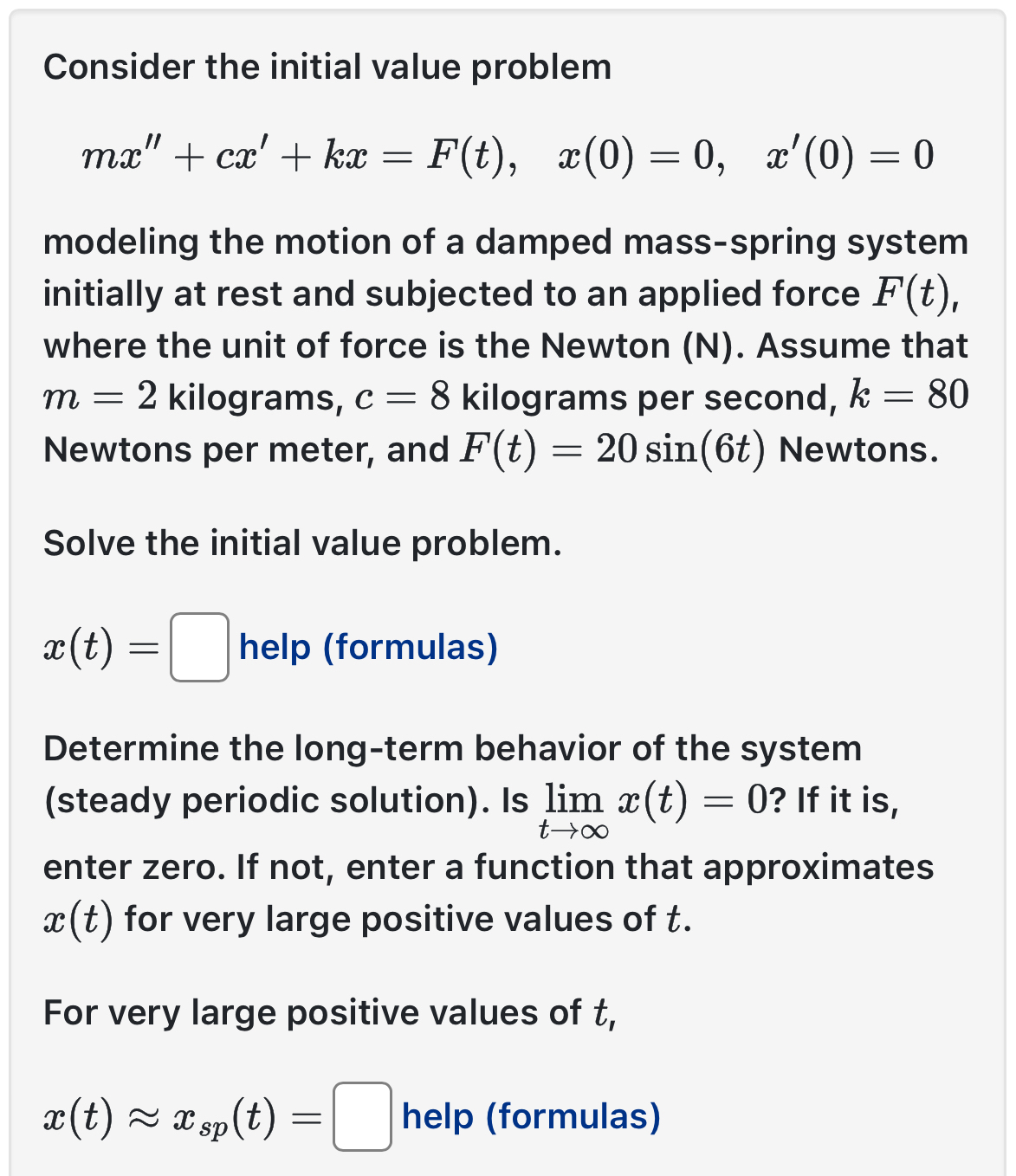 Solved Consider the initial value | Chegg.com