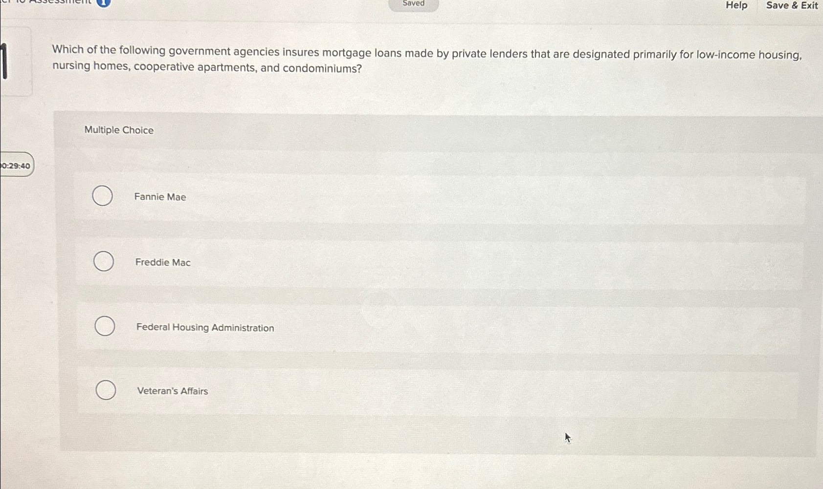 Solved HelpSave & ExitWhich of the following government | Chegg.com