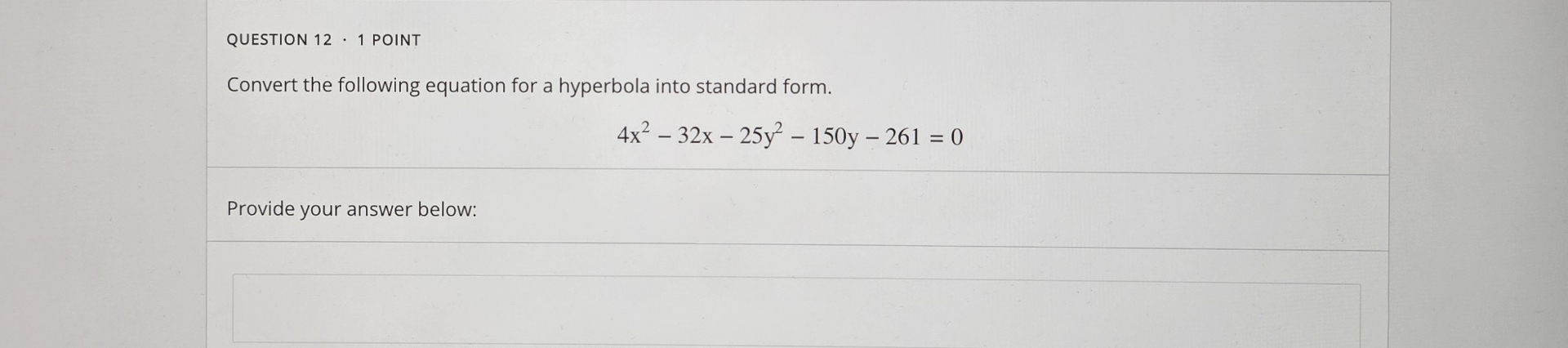 Solved QUESTION 12*1 ﻿POINTConvert the following equation | Chegg.com
