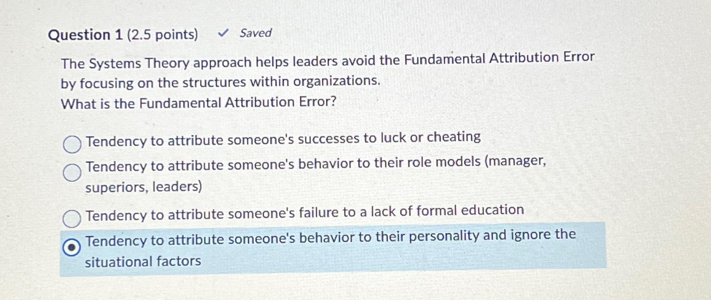 Solved Question 1 (2.5 ﻿points) ﻿SavedThe Systems Theory | Chegg.com
