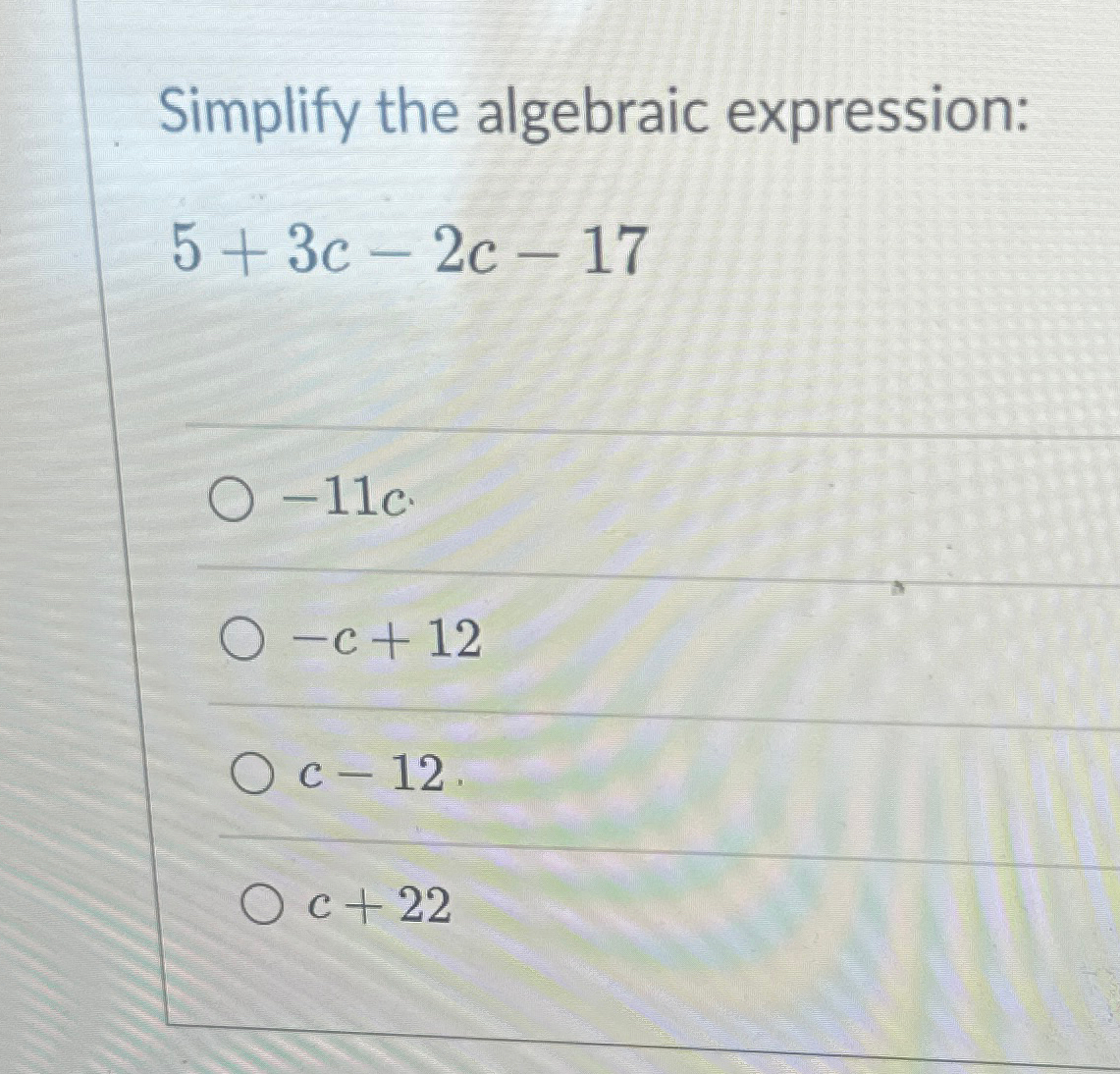 Simplify the algebraic | Chegg.com