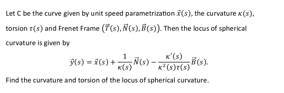 Solved Let C be the curve given by unit speed | Chegg.com