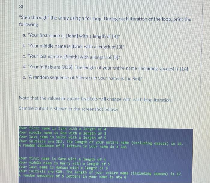 Solved This is a question that concerns string manipulation | Chegg.com