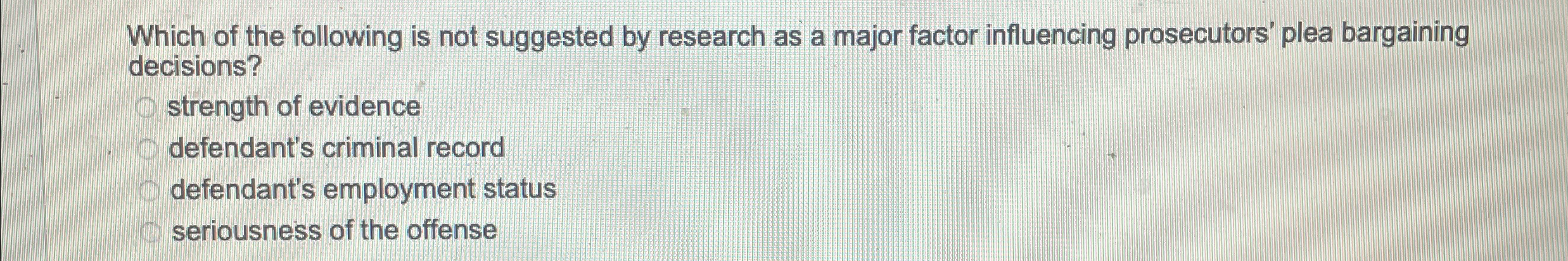Solved Which of the following is not suggested by research | Chegg.com