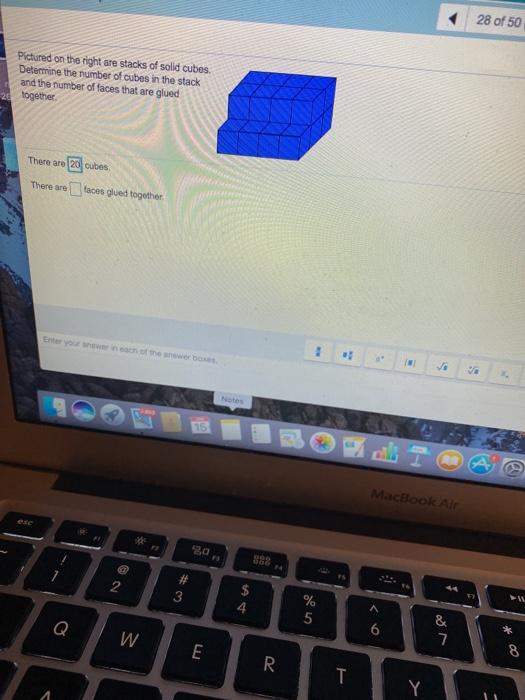 Solved 28 of 50 Pictured on the right are stacks of solid | Chegg.com