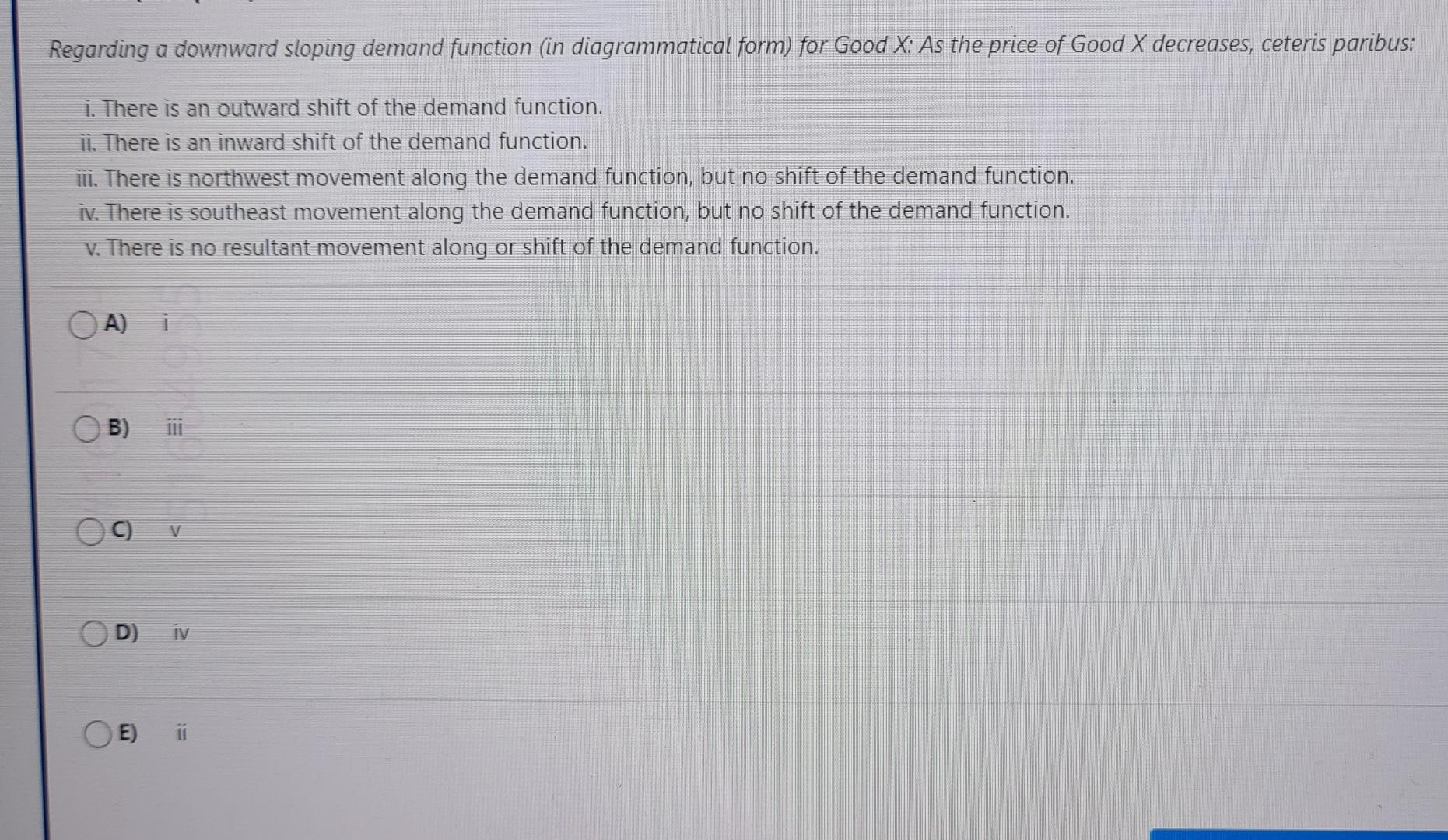 Solved Regarding a downward sloping demand function (in | Chegg.com