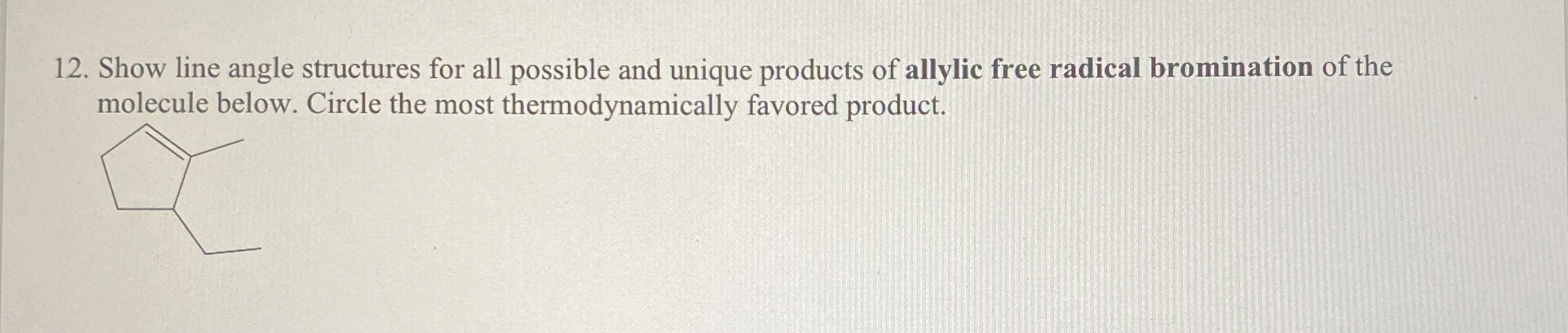 Solved Show line angle structures for all possible and | Chegg.com