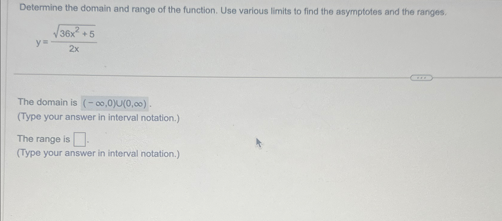 Solved Determine the domain and range of the function. Use | Chegg.com