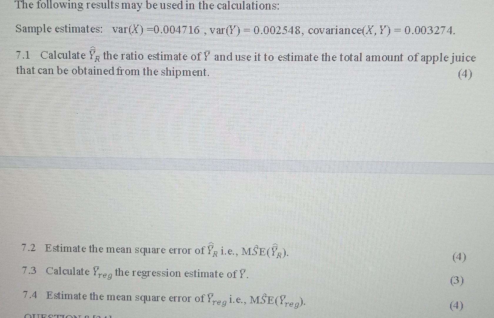 Solved The following sample of size 20 is selected by using | Chegg.com