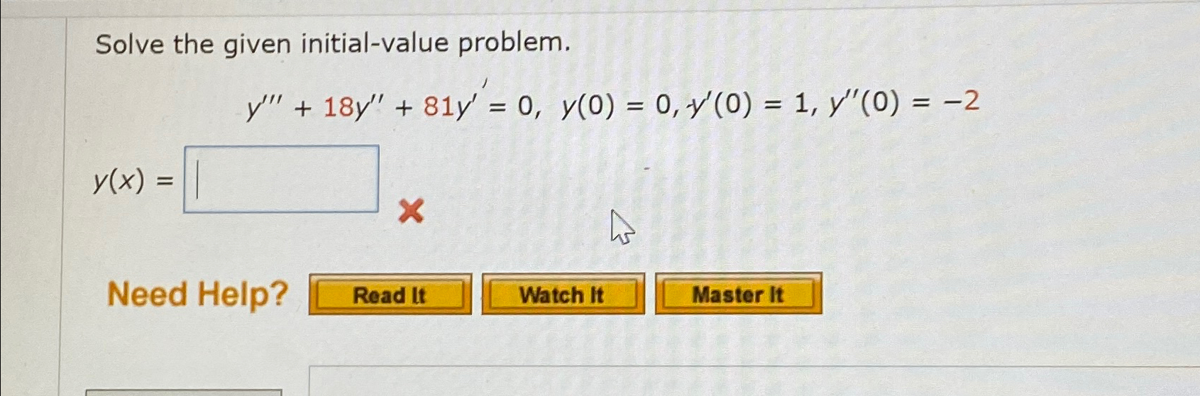 Solved Solve the given initial-value | Chegg.com