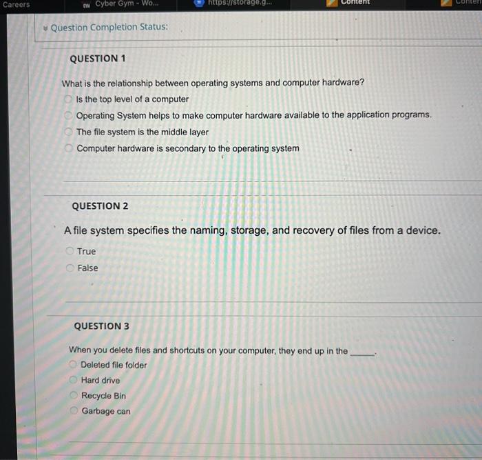 Solved What is the relationship between operating systems | Chegg.com